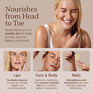 Bella Terra Oils - Organic Moringa Oil 4 oz - Celebrating Pure Premium Organic Moringa, Enriched with Antioxidants, Best for Nourishing Skin’s Natural Glow