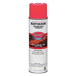 Rust-Oleum M1400 Construction Marking Fluorescent Pink Gloss 17 OZ.