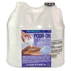 Environmental Technology 2128 128-Ounce Kit Lite Pour-On, High Gloss Finish, Gallon, Clear, 256 Fl Oz