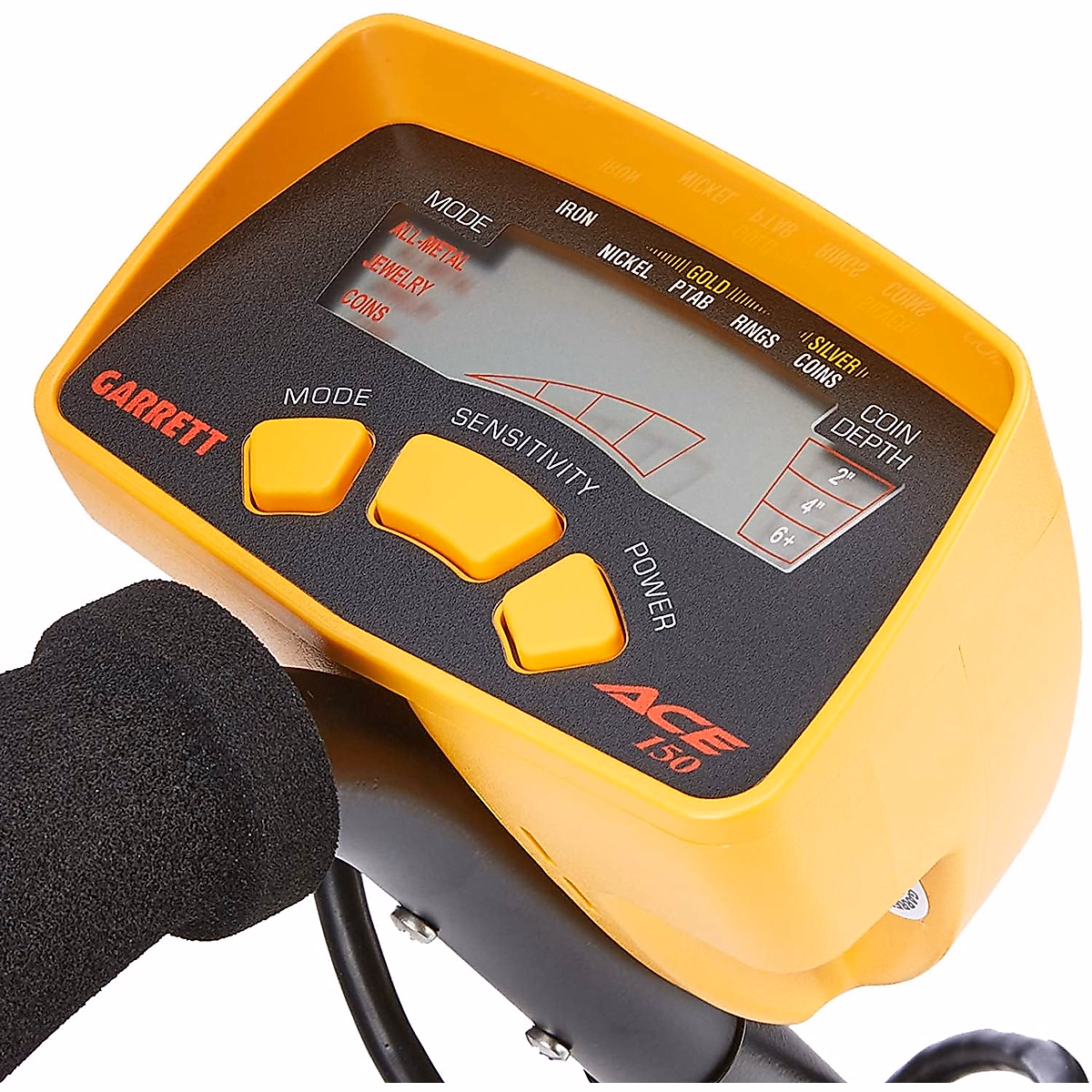 Garrett ACE 150 Metal Detector for Adults and Kids, Made in USA, Waterproof Search Coil