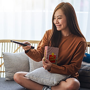 MT Products Popcorn Boxes for Party or Movie Night - 1.25 oz. (Pack of 50) - #3 Popcorn Buckets With Close Top