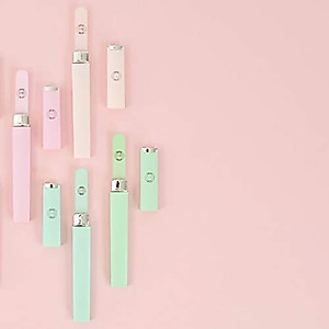 Best Crystal Glass Nail File for Women, Protective Travel Case, Professional Salon Fingernail Files for Pretty Manicure, Great for Natural, Gel and Acrylic Fake Nails, Better Emery Boards, Pink 2mm