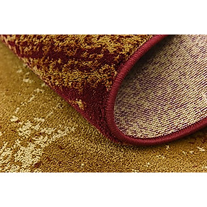 Unique Loom Barista Collection Area Rug - Kouillou (9' x 12' Rectangle, Multi/ Brown)