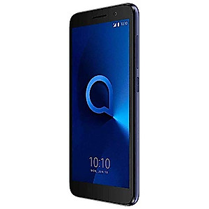 Alcatel 1 (16GB) 5.0" Full View Display, Removable Battery, FM Radio, Dual SIM GSM Unlocked US & Global 4G LTE International Version 5033E (Bluish Black) (Renewed)
