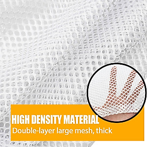 4 pcs Commercial Mesh Laundry Bag - Sturdy Mesh Material with Drawstring Closure. Ideal Machine Washable Mesh Laundry Bag for Factories, College, Dorm and Apartment Dwellers(4Set-M,L,XL,XXL)
