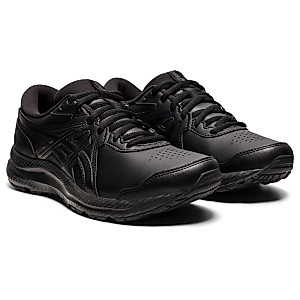 ASICS Women's Gel-Contend SL Walking Shoes, 8.5, Black/Black