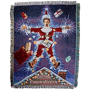 Northwest National Lampoons' Christmas Vacation, Shocking Chevy Woven Tapestry Throw Blanket, 48" x 60"