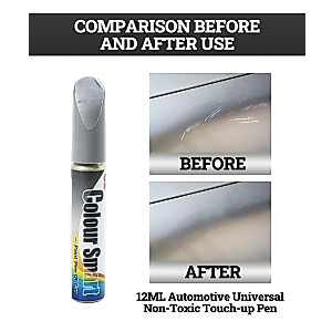 Zlirfy Car Touch Up Paint Fill Paint Pen,Automotive Paint,Touch Up Paint for Cars,Quick And Easy Car Scratch Repair Pen,Car Remover Scratch Repair Paint Pen Clear Painting Pen for Erase Car Scratches (Silver)