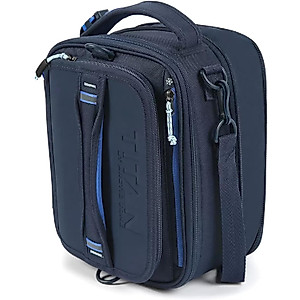 Titan by Arctic Zone Expandable Lunch Box (Navy Blue/Royal Blue), Small