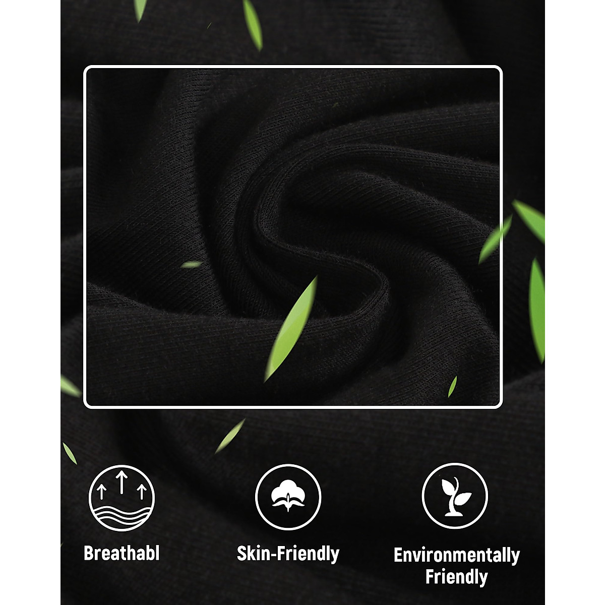 DEFAHN 2PCS Bamboo Baby Rompers Unisex Onsies Solid Short Sleeve Baby Bodysuit 3-6 Months Black