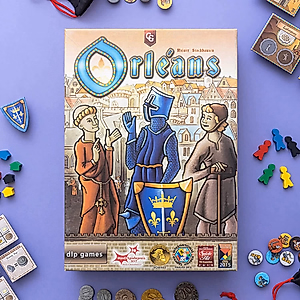 Capstone Games: Orleans, Strategy Board Game, Collect Tokens to Customize Your Strategy, Multiple Paths to Victory, 2 to 5 Players, Ages and 12 Up