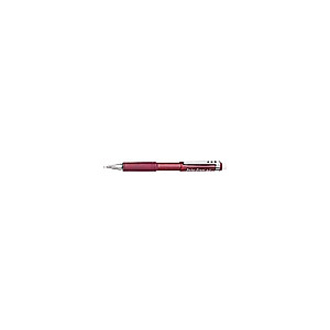 Pentel® Twist-Erase III Mechanical Pencil, 2 Lead, 0.7 mm, Refillable, Red Barrel