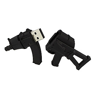 Relkin USB Flash Pen Drive Cartoon Cute Pendrive Data Storage Thumb Memory Stick Stick Funny Gift Gun Shape AK 32GB