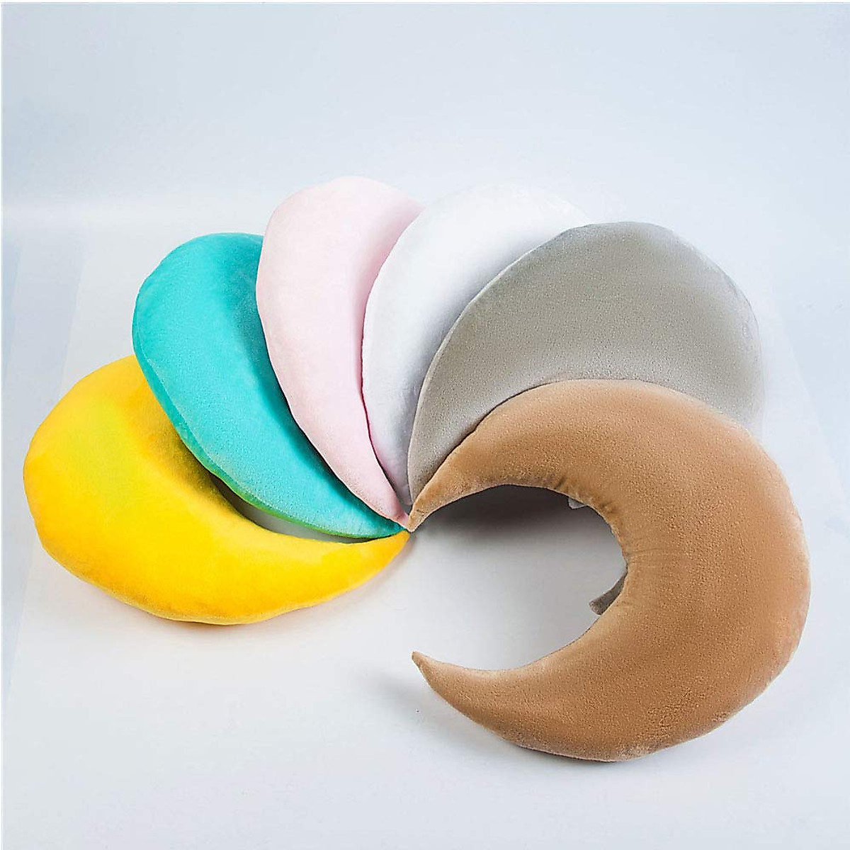 gzqirun Baby Posing Pillow Newborn Photography Props Beans Moon Stars Pillow Photo Shooting Set 5 Count (Pack of 1), White