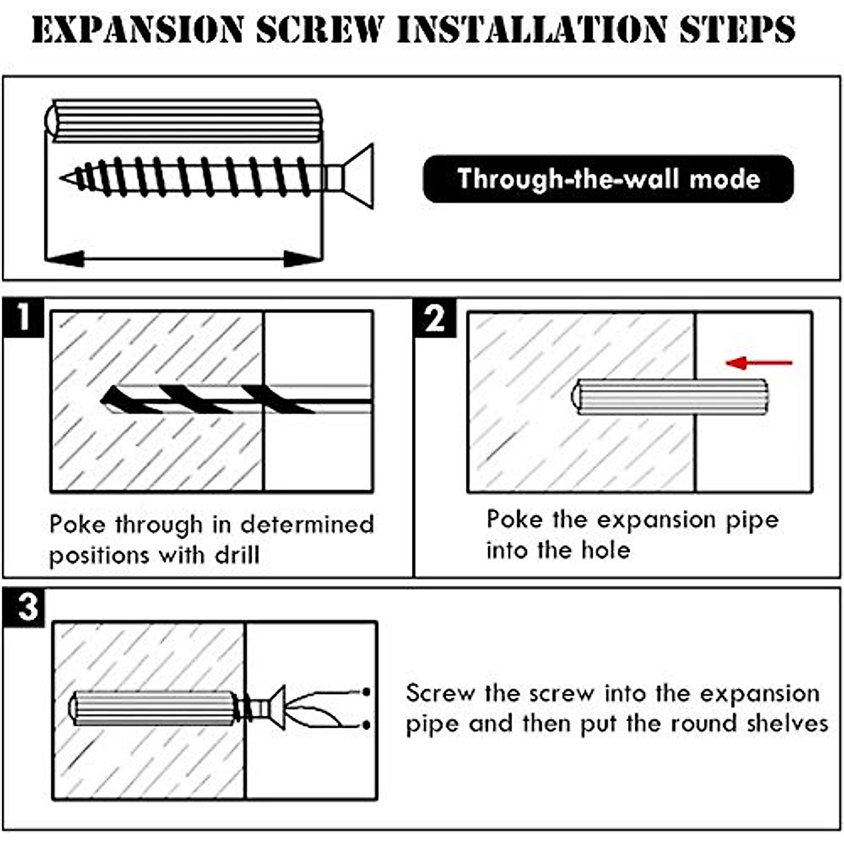 FANTASK Round Wall Shelf, 4-Tier Wood Floating Decorative Shelf w/ Metal Structure, Circle Décor Shelf for Office Bedroom Kitchen Study Living Room