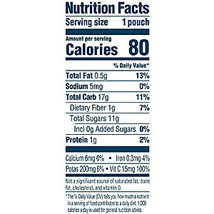 Gerber Organic Baby Food Pouches, Toddler, WonderFoods, Banana Red Berries Granola, 3.5 Ounce (Pack of 12)