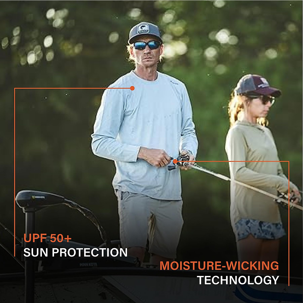 Simms SolarFlex Crewneck Long Sleeve Fishing Shirt for Men: UPF 50+ Sun Protection, Quick-Dry, Odor-Resistant (Sky, X-Large)