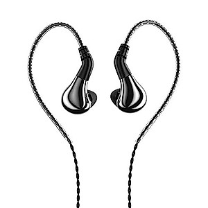 Linsoul BLON BL03 HiFi 10mm Carbon Diaphragm Dynamic Driver in-Ear Earphone IEM with 0.78mm 2pin Detachable Cable (with mic, Silver)