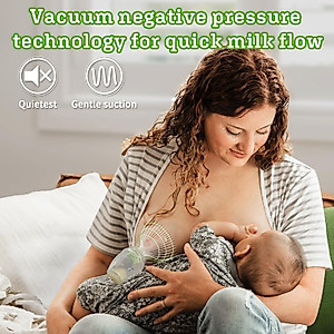 haakaa Manual Breast Pump for Breastfeeding 4oz/100ml and Ladybug Milk Collector 2.5oz/75ml Combo, Food-Grade Silicone