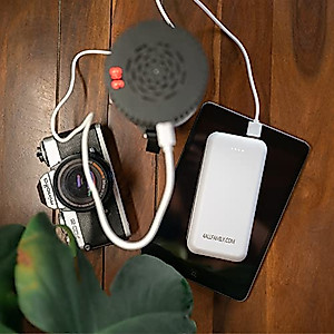 4ALLFAMILY 20000mah Portable POWERBANK | Engineered Specifically to fit USB Version Coolers Voyager and Explorer Medicine Cooler Travel Case | Compatible with Most Other Gadgets