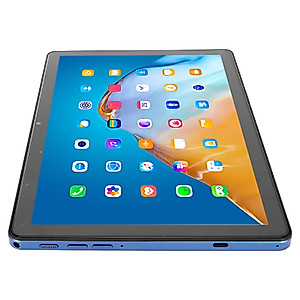 FOLOSAFENAR Digital Tablet, 2560X1600 Resolution MTK6762 Chip 10.1 Inch WiFi Tablet Multifunctional Front 13MP Rear 16MP for Game for Study (US Plug)