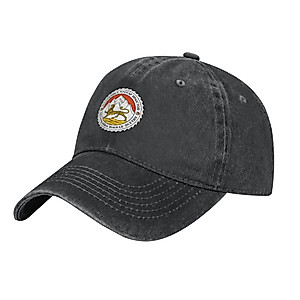 Coat of arms of South Ossetia Adult Cowboy Baseball Cap Comfortable and Breathable for Men and Women Black