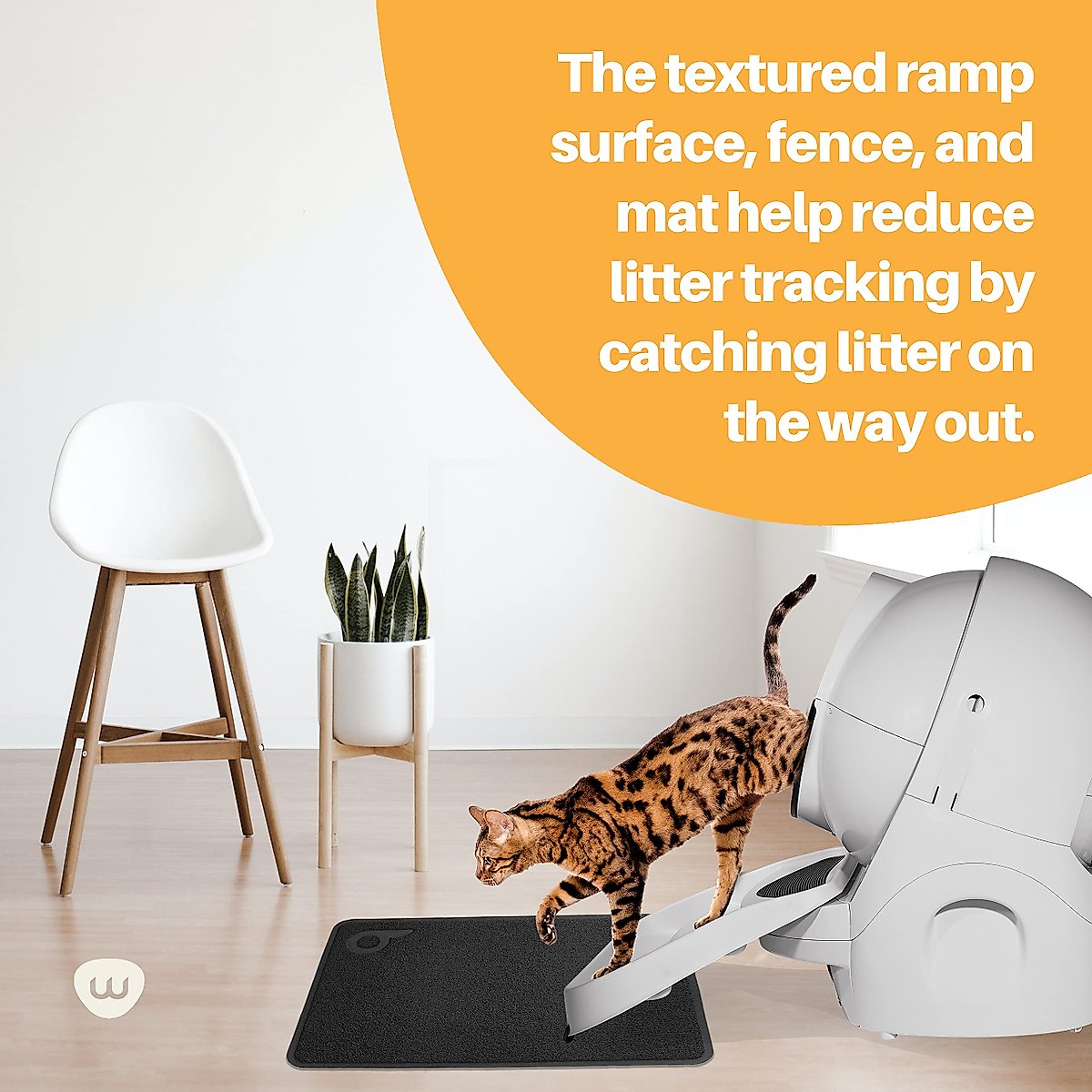 Litter-Robot 3 Accessory Kit by Whisker - Includes LitterTrap Mat, Beige Ramp, Fence, OdorTrap Pod + 1 Pack, for Use with Litter-Robot 3, The Automatic, Self-Cleaning Cat Litter Box