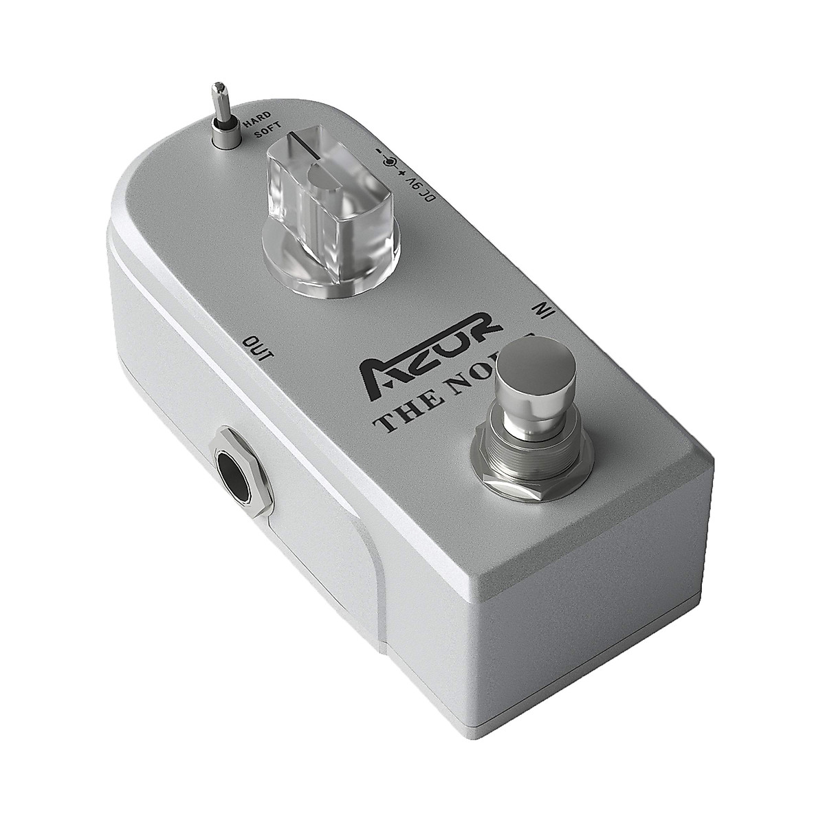 AZOR Noise Gate Pedal, Guitar Noise Killer Pedals Suppressor Effect 2 Modes with Guitar Pedal Power Cable,9V Battery Clip Converter Power Cable