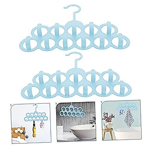 Levemolo Coat Hanger Scarf Hanger Plastic Clothes Hangers Clothing Storage Bags 4 Pcs Belt Holder for Closet Skirt Jean Hanger Closet Hanger Organizers Closet Hat Rack Closet Organizers Bra