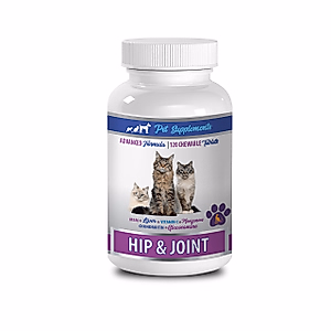 cat Bone Supplement - Hip and Joint - for Cats - Health and Care - CHEWABLE - glucosamine chondroitin cat Treats - 1 Bottle (120 Chews)