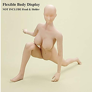 HiPlay TBLeague 1/6 Scale 12 inch Female Super Flexible Seamless Figure Body, Standard Body Type, Minature Collectible Action Figures (Pale Skin, S10D)