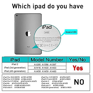 AICase Heavy Duty Rubber Hybrid iPad Case, Shockproof Protective Cover for iPad 2/3/4, Includes Stylus & Screen Protector (Black)