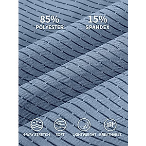 ATTRACO Women's Activewear Tops Long Sleeve Loose Fit Open Back Yoga Workout Shirts Blue L