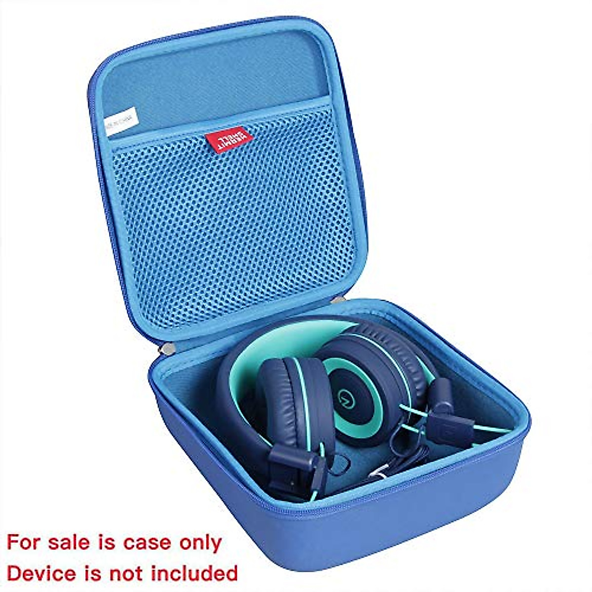 Hermitshell Travel Case for noot Products K11/Elecder i37/POWMEE M1/POWMEE M2/Mpow CH8/iRAG J01/noot Products K22/NIVAVA K8/noot Products K33/iClever/Sonitum Kids Headphones(Only Case) (Blue)