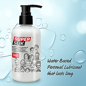White Lube,Thick Creamy Water-Based Lubricant for Privacy - 275mL
