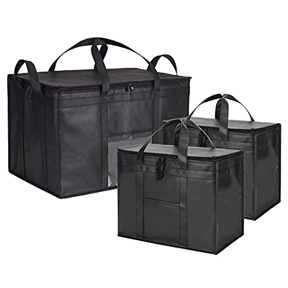 NZ home Ultimate Food Delivery Bags Bundle XL Insulated Bags 2 Pack + XXXL Insulated Bags 1 Pack