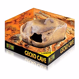 Exo Terra Gecko Cave for Reptiles and Amphibians, Large - Reptile Hideout to Help Alleviate Stress