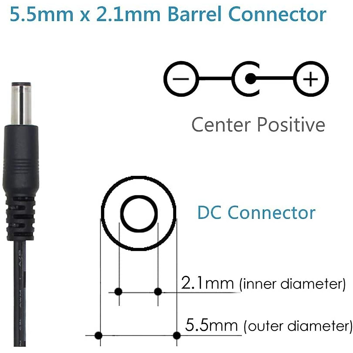 SUPON AC 100-240V to DC 9V 9Volt 2A 1.5A 1A 0.5A, 5.5x2.1mm Plug Switching Supply Power Adapter for Video LED Light L122T VILTROX L116T Monitors, Security Camera CCTV Router Humidifier WiFi Webcam