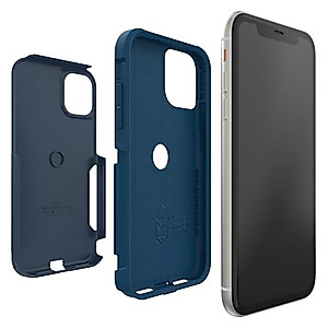 OtterBox iPhone 11 Commuter Series Case - BESPOKE WAY (BLAZER BLUE/STORMY SEAS BLUE), slim & tough, pocket-friendly, with port protection