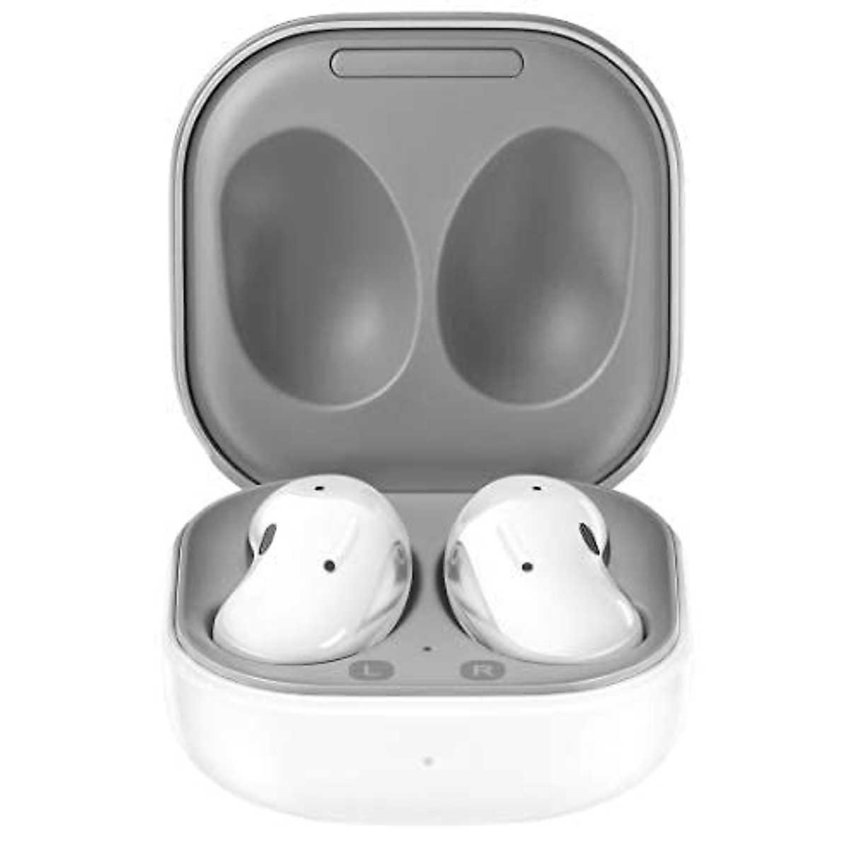 SAMSUNG SM-R180NZWAXAR Earset - Galaxy Buds Live, Mystic White Stereo True Wireless Bluetooth Earbud Binaural in Ear Noise Canceling (Certified Refurbished)