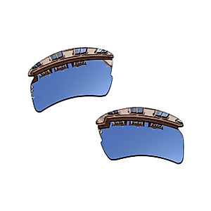 Vonxyz Lenses Replacement for Oakley Flak 2.0 XL OO9188 Sunglass - Chrome MirrorCoat Polarized