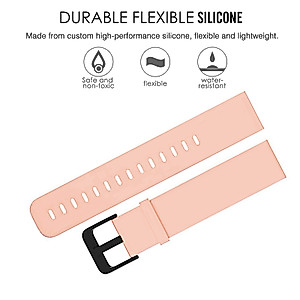 Compatible for ANDFZ Smartwatch Bands, Lamshaw Quick Release Watch Soft Silicone Sport Band Compatible with ANDFZ T42 1.72Geelyda Y20 ProMVEFOIT 1.7'' P42B Smart WatchP42B Smart WatchSOUYIE T45S