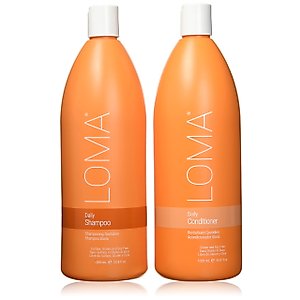LOMA Daily Shampoo and Daily Conditioner (DUO PACK) 33 Ounce (Liter)