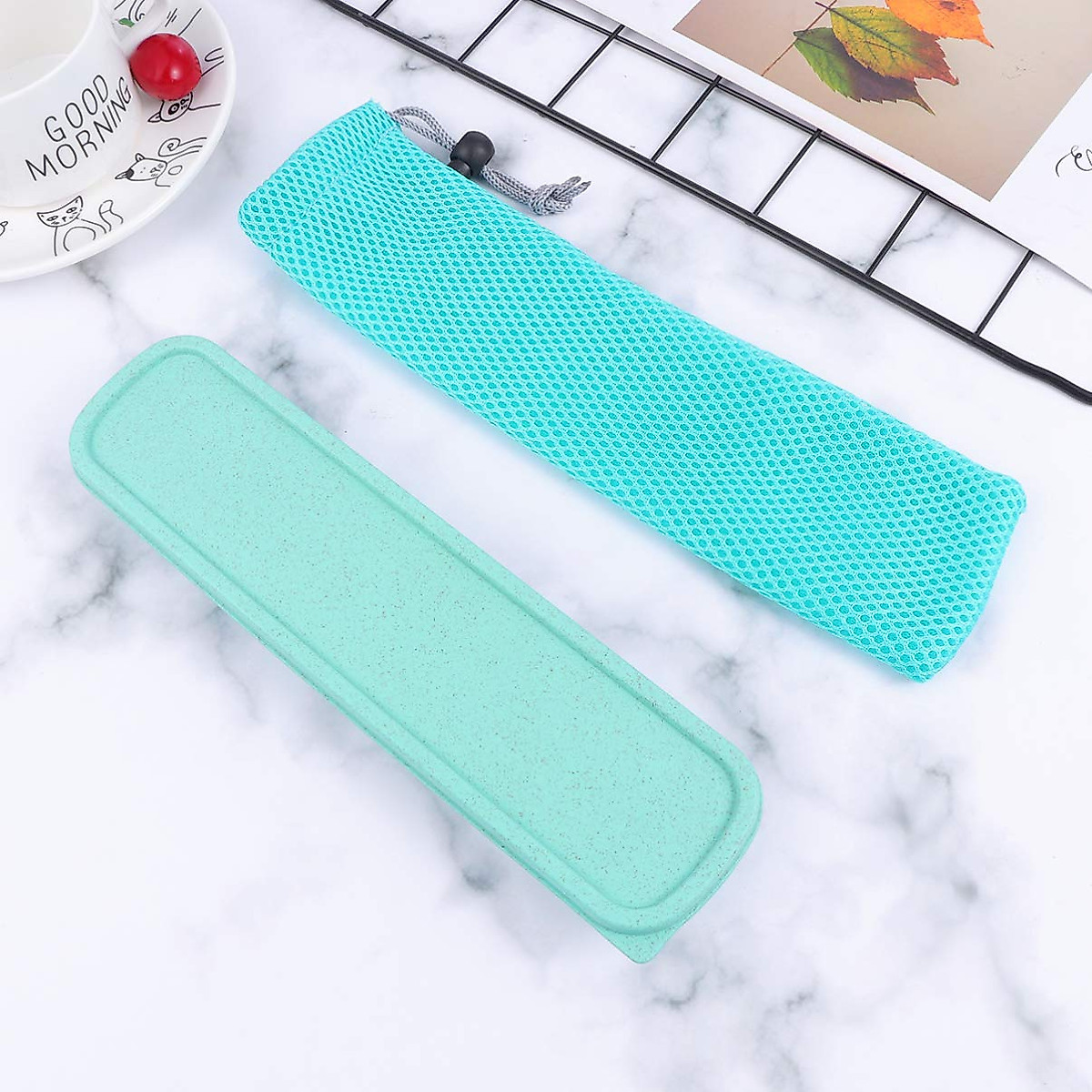 Box Travel Cutlery Chopsticks Black Silverware Picnic Spoon Case Black Flatware Utensil Forks Silverware Cutlery Carrying Case Lip Gloss Containers Camping Tray