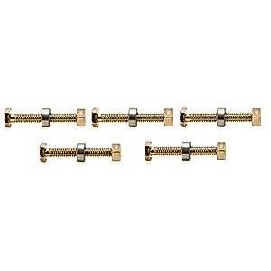 Shear Pins & Nuts Compatible with AYP Sears Craftsman Parts 722130 1501216MA 9524MA 301172 301172MA (5-Pack)