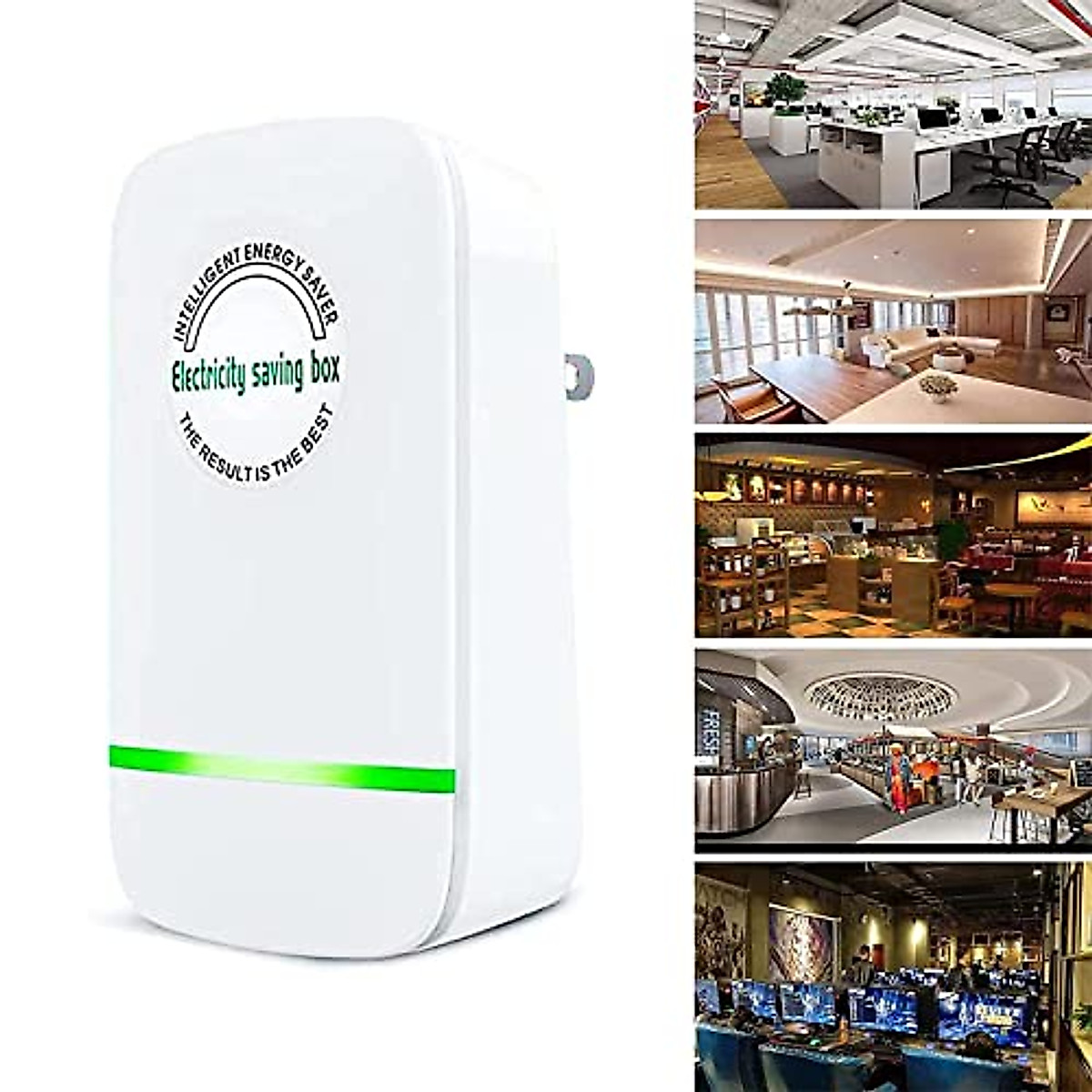 Stop Energy Watt Electric Pro Power Saver - Smart Energy Saver Device Electricity Saving Box - Household Office Market Device Electric Smart US Plug 90V-250V 30KW Power Factor Savers (4 Pack)