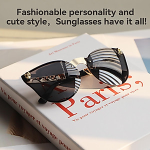 Dollger Skull Sunglasses Women Cat Eye Sunglasses Gothic Style UV Production