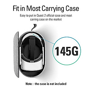 2023 Upgraded Head Strap for Oculus Quest 2, Elite Strap Replacement with Both TPU Silicone Pad & PU Sponge Pad, Comfort Head Strap Accessories Ensures Relaxed Video Games