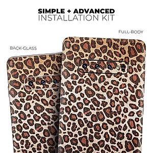 DesignSkinz Vibrant Cheetah Animal Print V3 Protective Vinyl Decal Wrap Skin Cover Compatible with The Samsung Galaxy S20 (Screen Trim & Back Glass Skin)