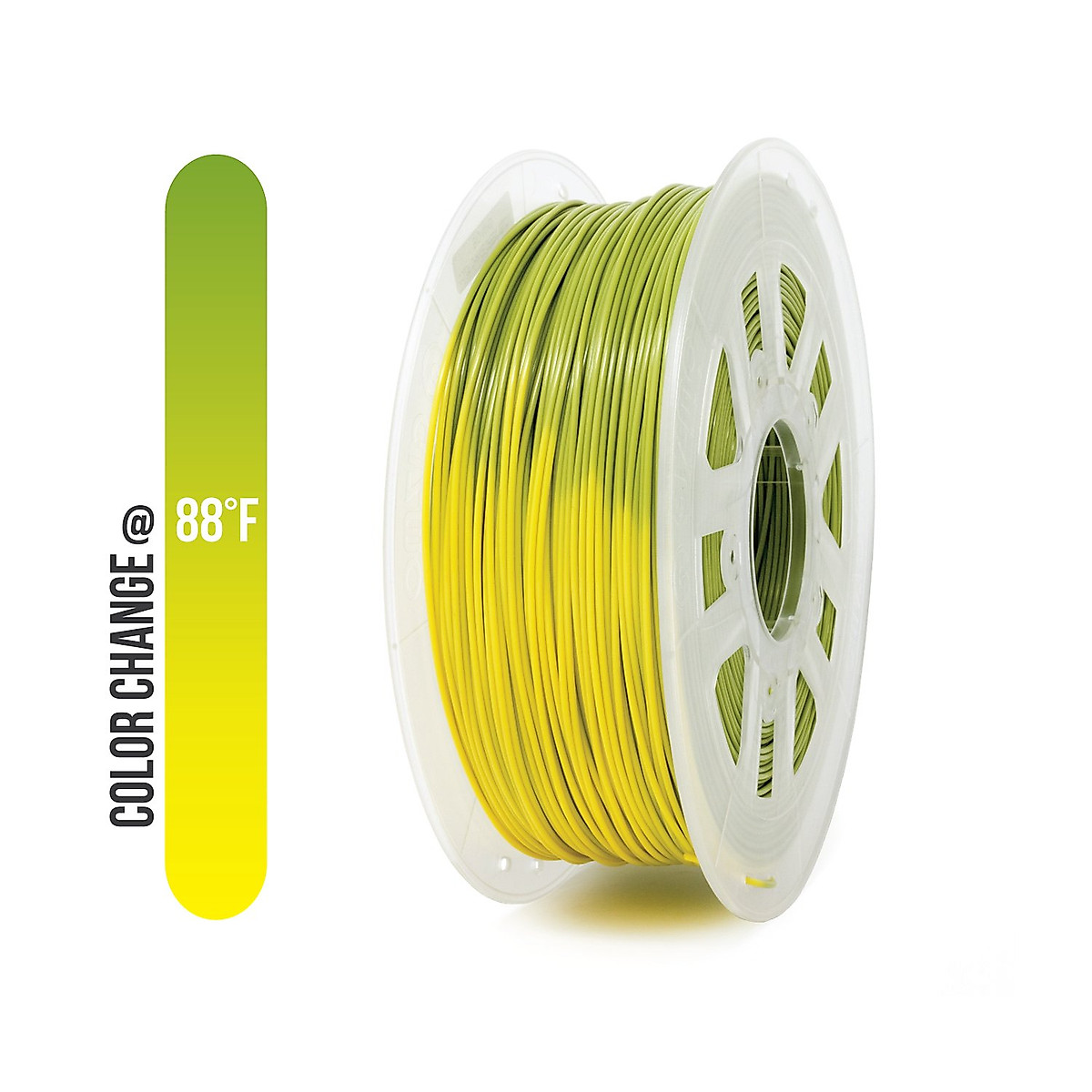 Gizmo Dorks PLA 3D Printer Filament 1.75mm 200g, 4 Color Pack - Marble, Glitter Blue, Glow Green, Change Green Yellow